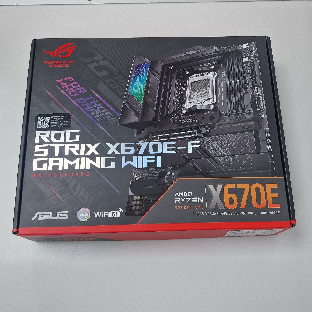 Like New Asus Rog Asus ROG Strix X670E-F Gaming WIFI Socket AM5 DDR5 ...